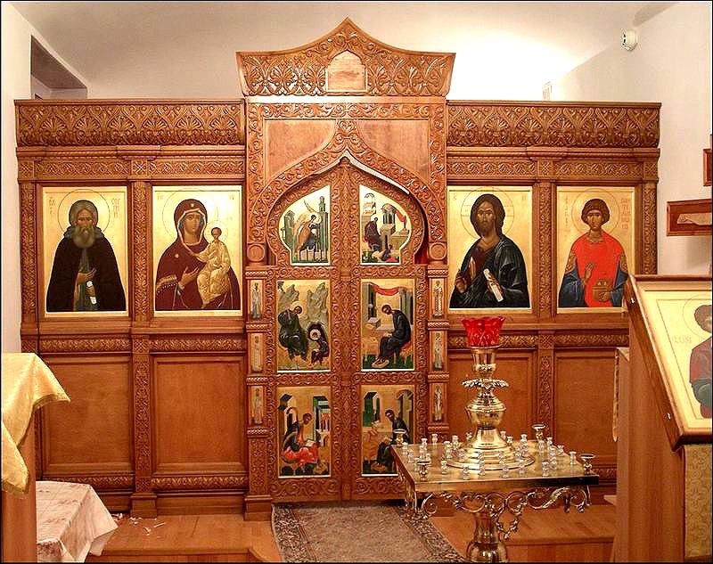 Portable Wooden Iconostasis for Russian Orthodox Church- Symbolism