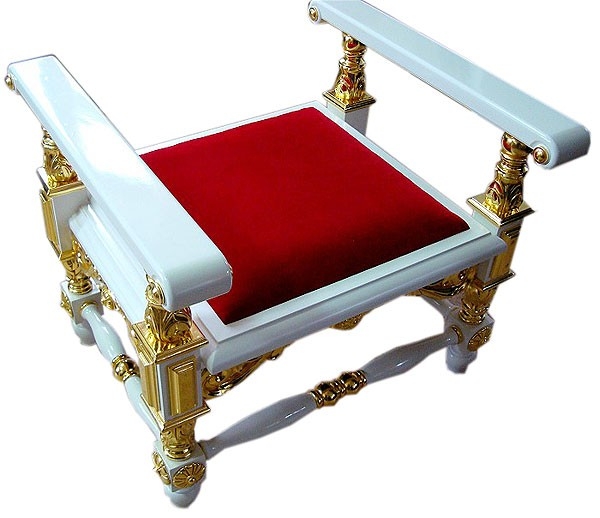 Church Bishop cathedral stool - 1 - Istok Church Supplies Corp.