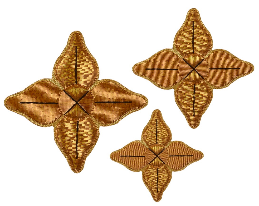 Hand-embroidered crosses - D114 - Istok Church Supplies Corp.