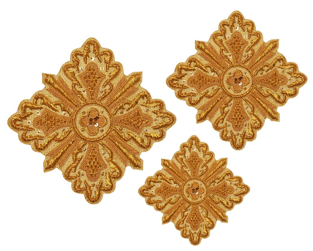 Hand-embroidered crosses - D138 - Istok Church Supplies Corp.
