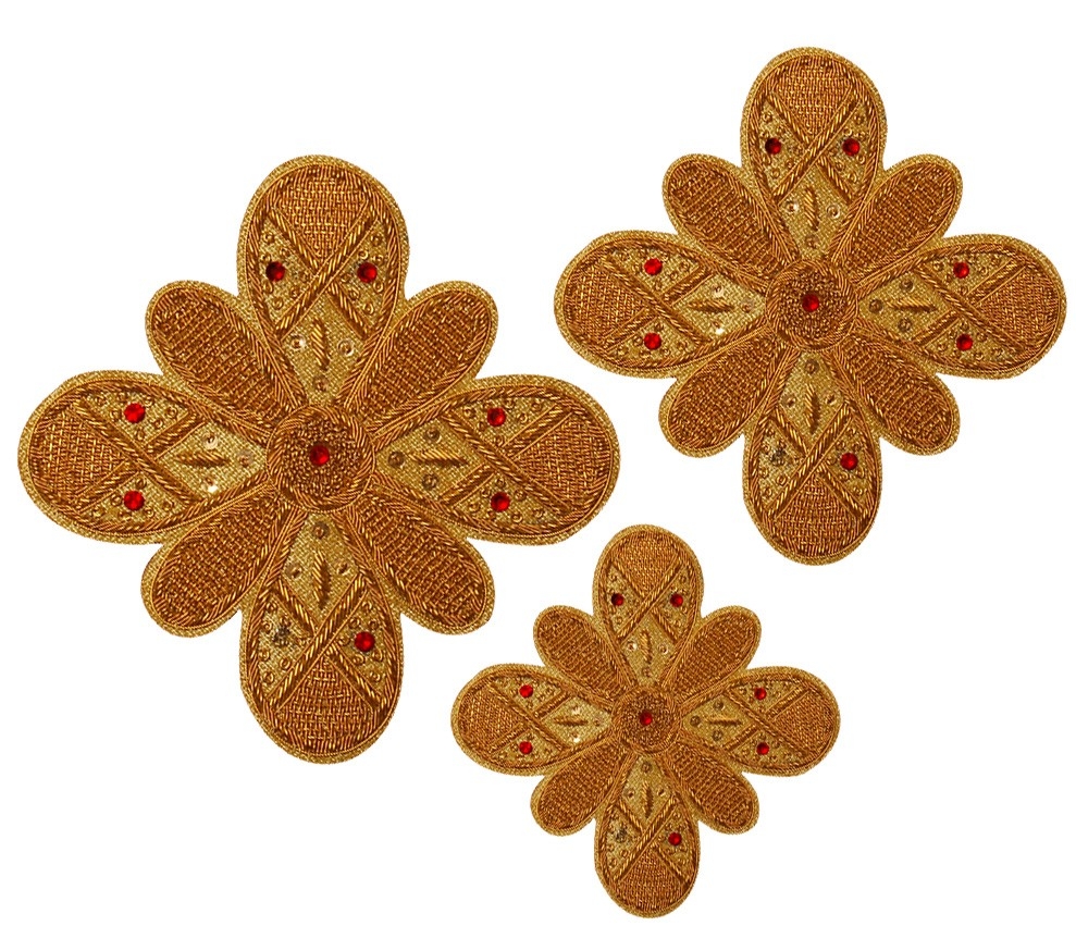 Hand-embroidered crosses - D140 - Istok Church Supplies Corp.