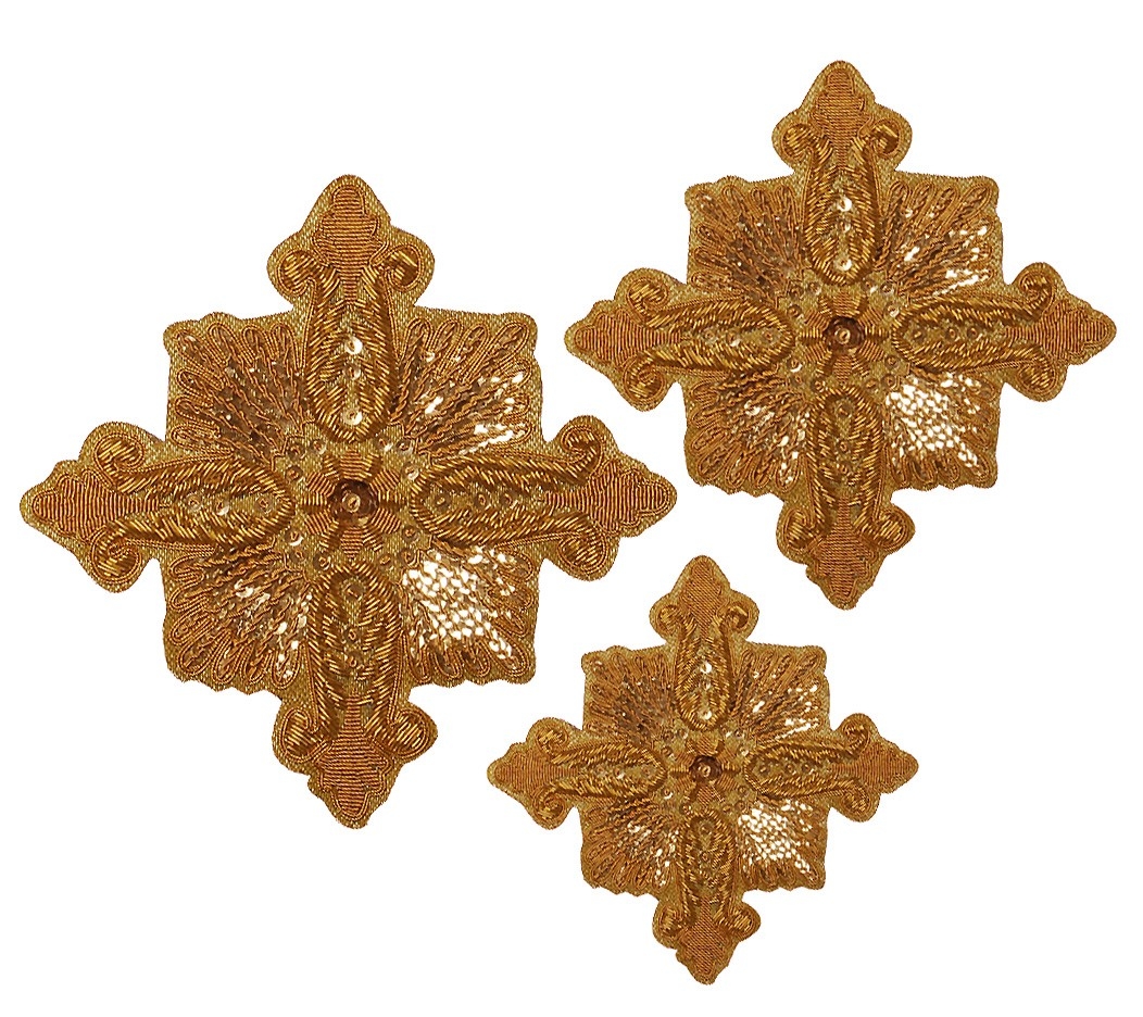 Hand-embroidered crosses - D149 - Istok Church Supplies Corp.