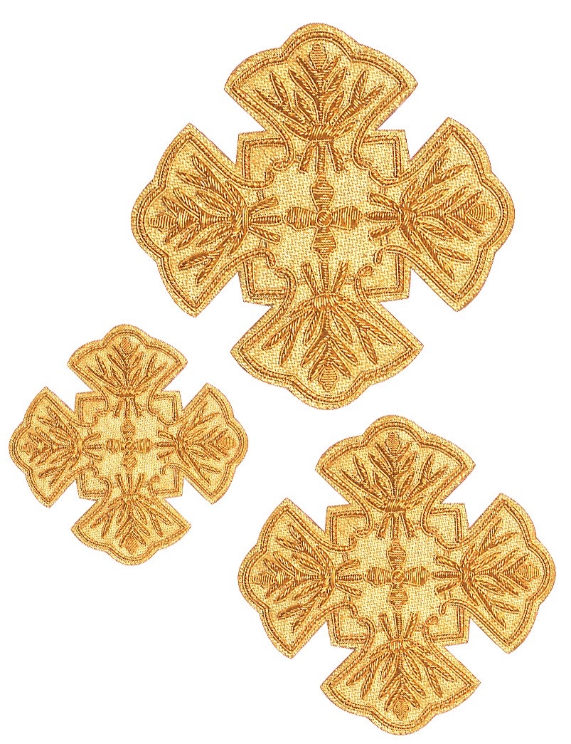 Hand-embroidered crosses - D162 - Istok Church Supplies Corp.