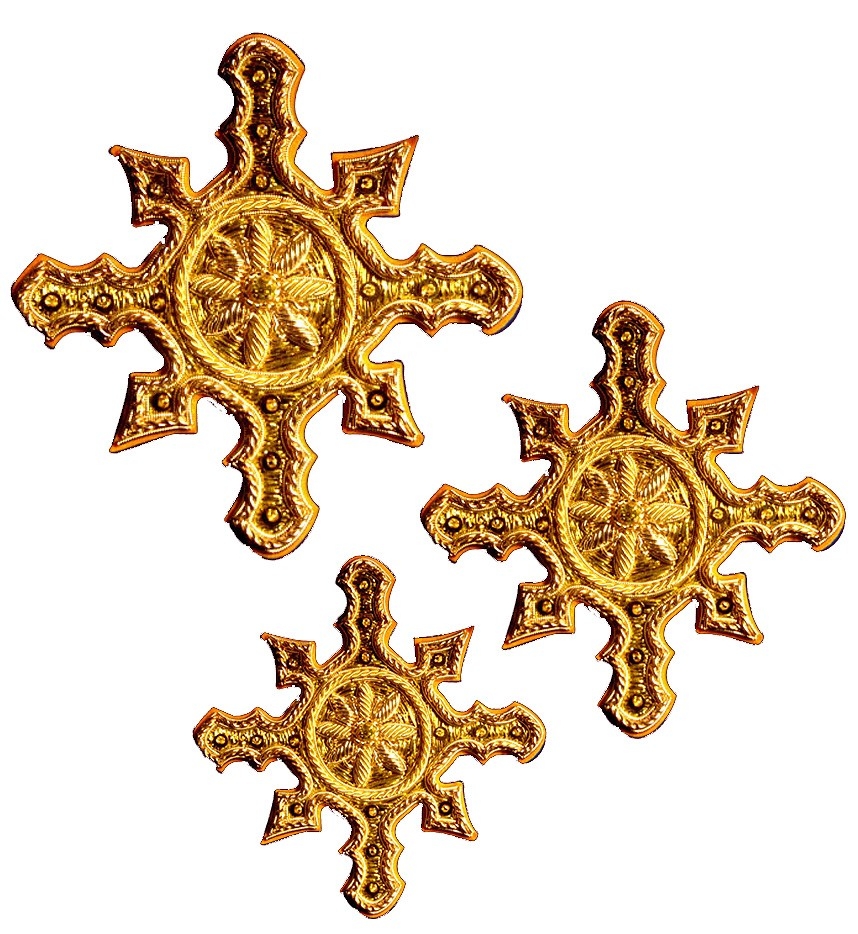 Hand-embroidered crosses - D192 - Istok Church Supplies Corp.