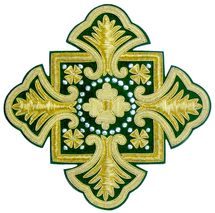 Hand-embroidered crosses - I-003 - Istok Church Supplies Corp.