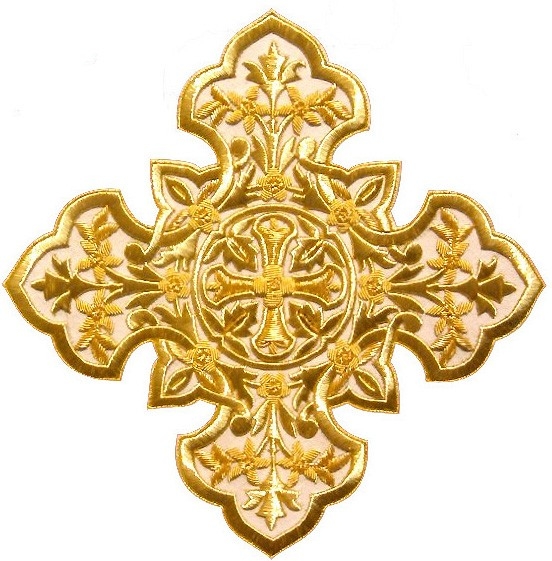 Hand-embroidered crosses - I-040 - Istok Church Supplies Corp.
