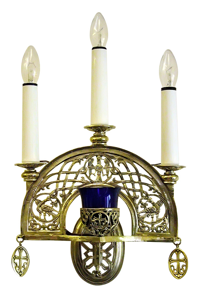 Church wall lamp - 403 (for 3 lights and 1 lamp) - Istok Church ...