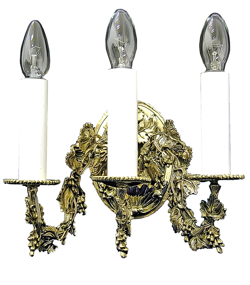 Church wall lamp - 408-3 Vine (for 3 lights) - Istok Church Supplies Corp.