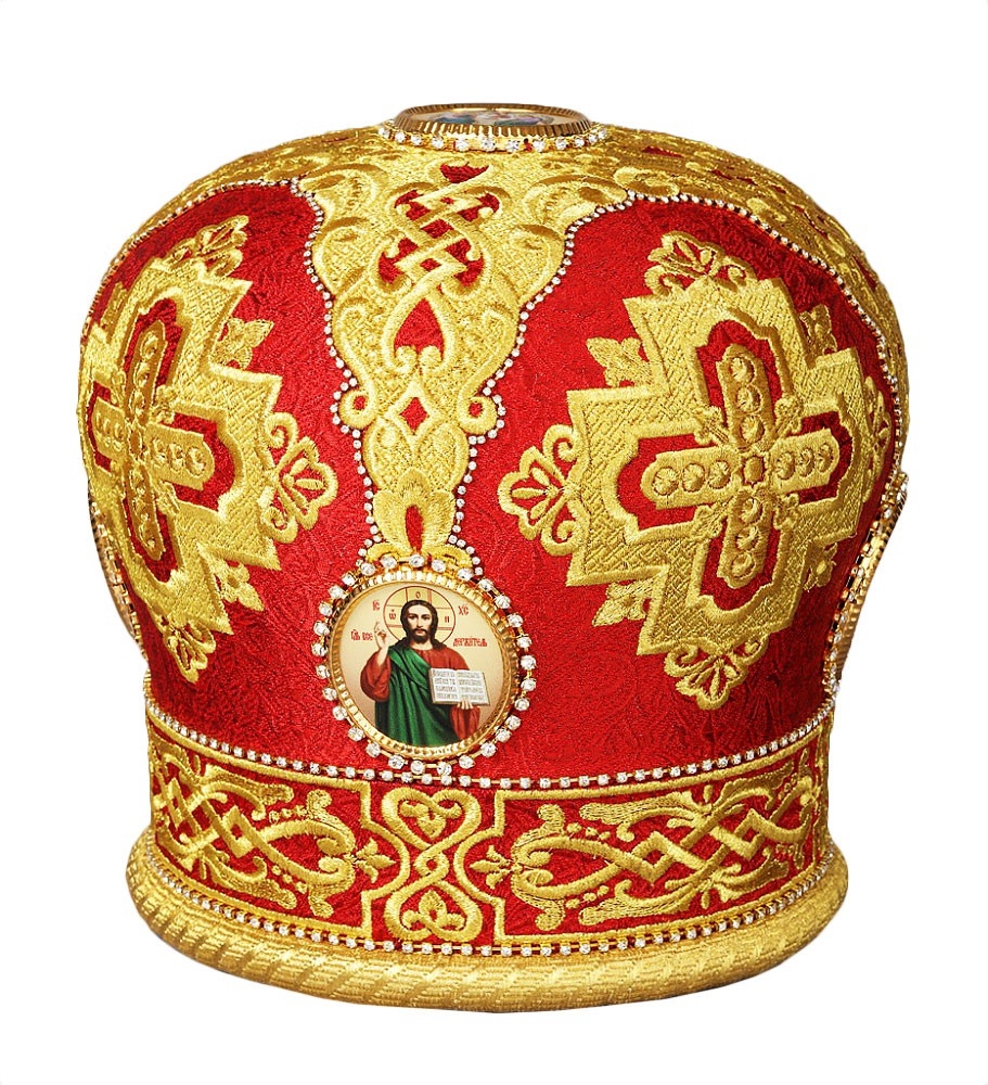 Mitres: Embroidered mitre no.49 - Istok Church Supplies Corp.