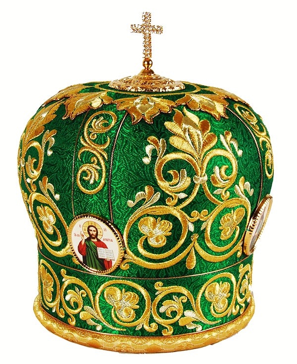 Mitres: Embroidered Bishop mitre no.35 - Istok Church Supplies Corp.