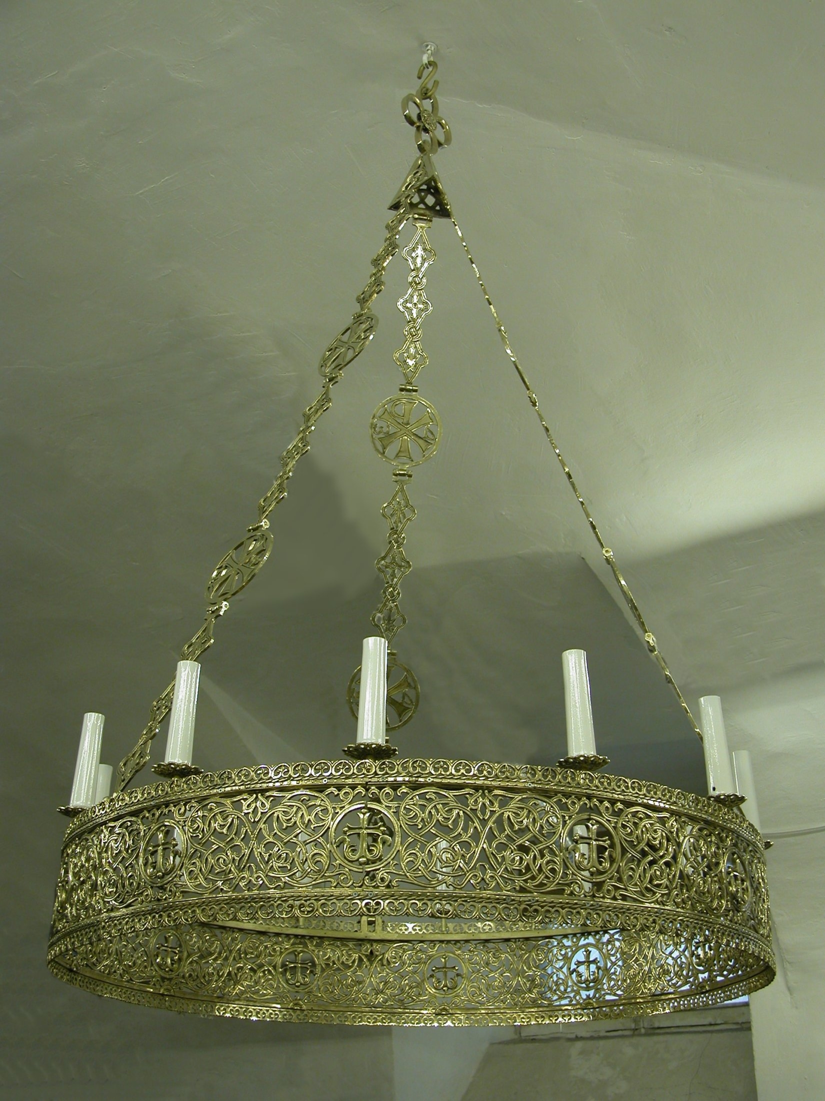 Greek Orthodox horos Birds - 110-2 (12 lights) - Istok Church Supplies ...