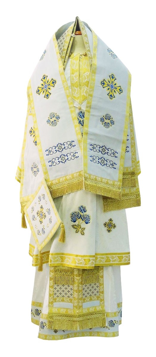 Bishop vestments - 2 (white-gold) - Istok Church Supplies Corp.