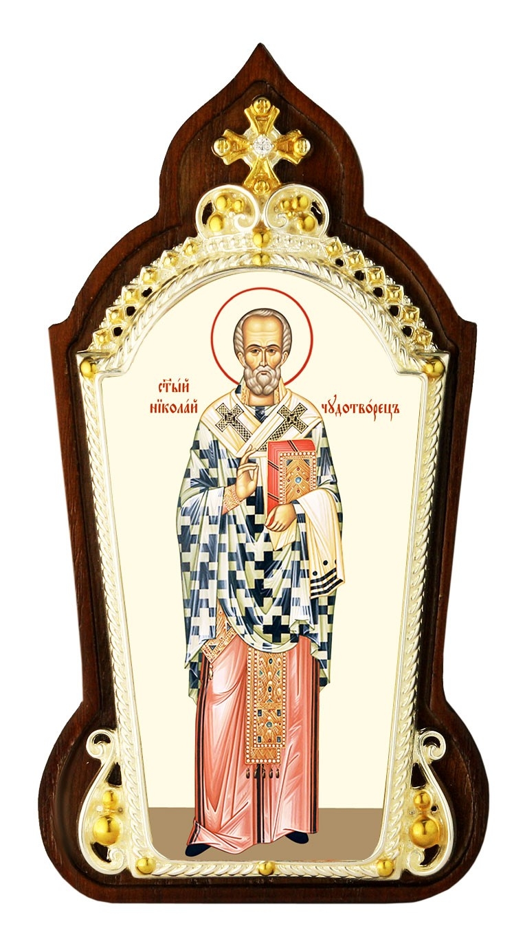 Wall icon A1505 - St. Nicholas the Wonderworker - Istok Church Supplies ...