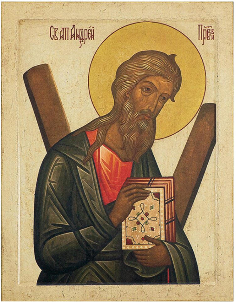 Icon: Holy Apostle Andrew - AA01 - Istok Church Supplies Corp.