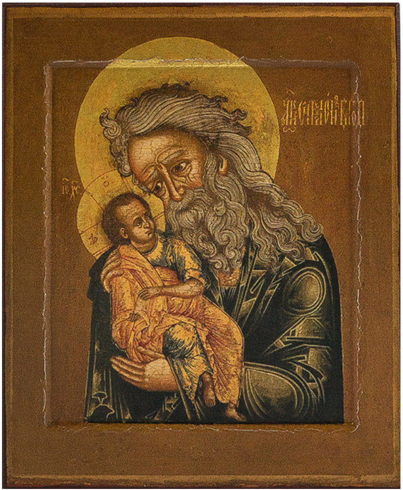 Icon: Holy Righteous Simeon the God-reciever - SB02 - Istok Church ...