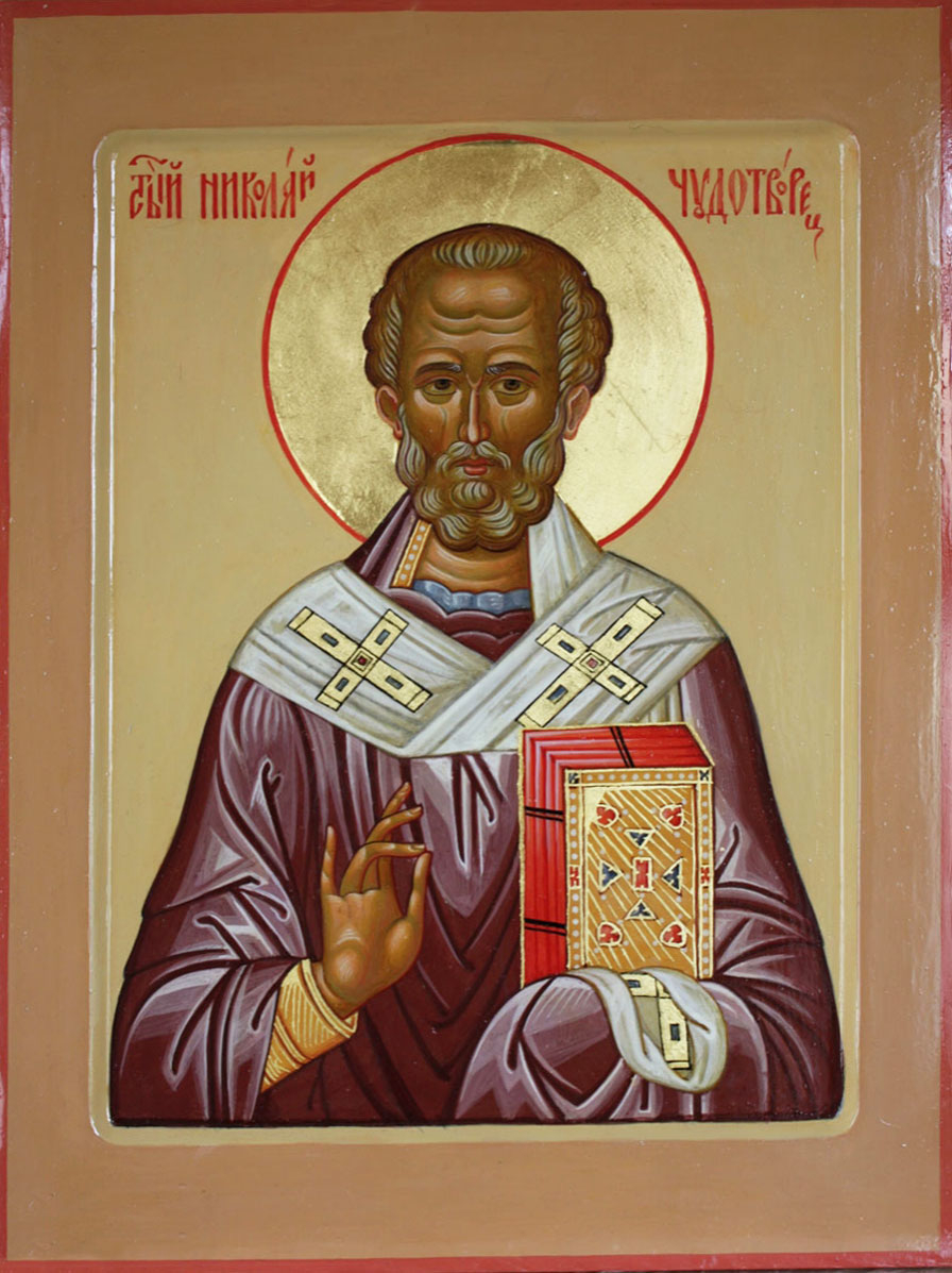 Icon: St. Nicholas the Wonderworker - L3 - Istok Church Supplies Corp.