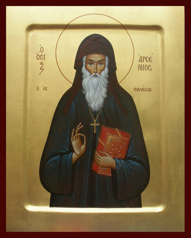 Icon: Holy Venerable Arsenius of Crete - O - Istok Church Supplies Corp.