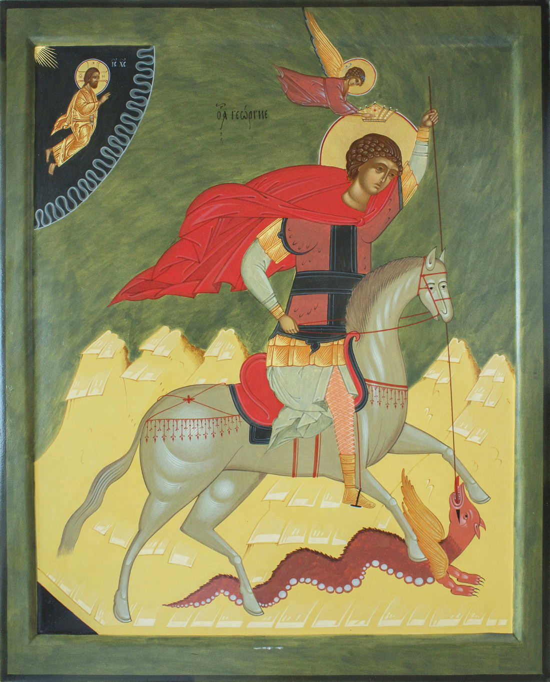 Icon: Holy Great Martyr St. George the Winner - O8 - Istok Church ...