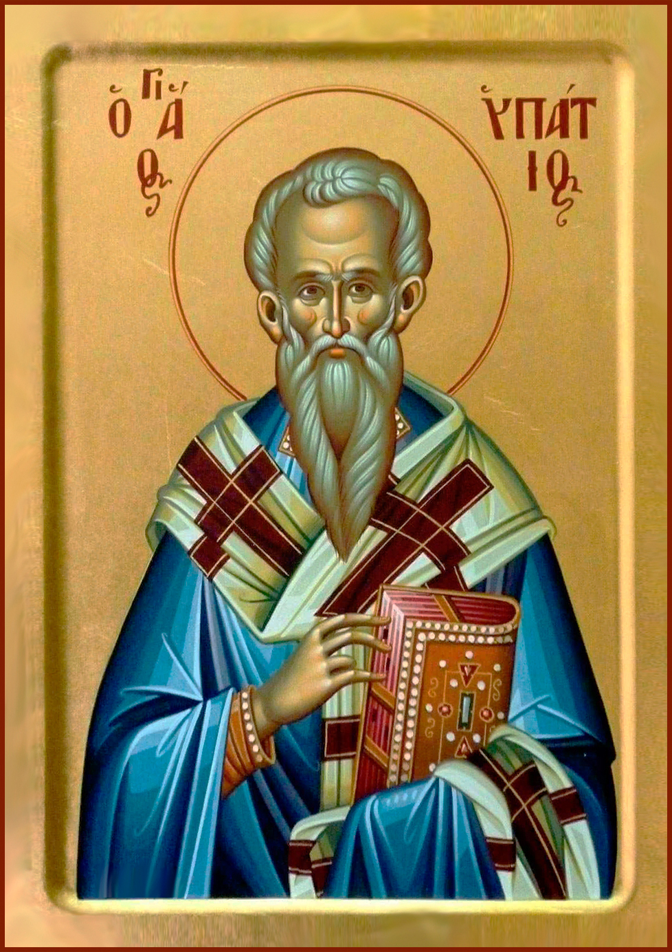 Icon: Holy Hieromartyr Eupatios of Gangry - O - Istok Church Supplies Corp.